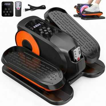 Elliptical Electric Elliptical Machine + LCD Under-Desk Leg Exerciser ...