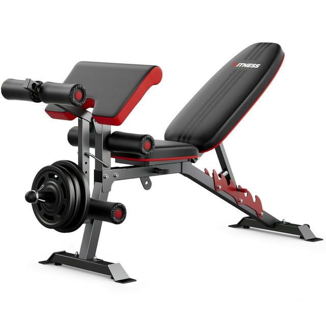 GIKPAL Weight Bench, Bench Press Set with Squat Rack and Bench for Home ...