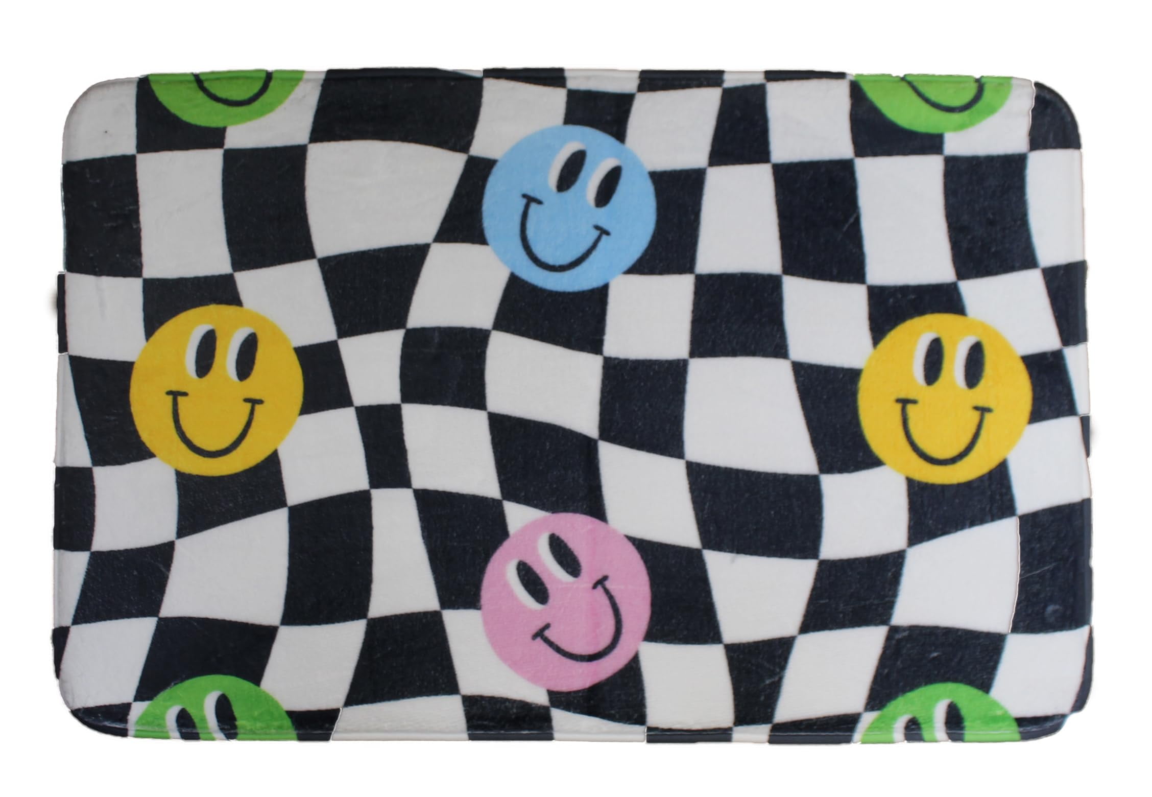 GILBIN'S Super Soft and Comfy Floor Mat Bunk Camp Floor Mats (checker ...