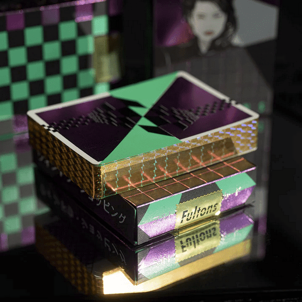 GILDED FOIL DRENCHED VAPORWAVE IDOL 1: MALL WALKING- Gold Checkers ...