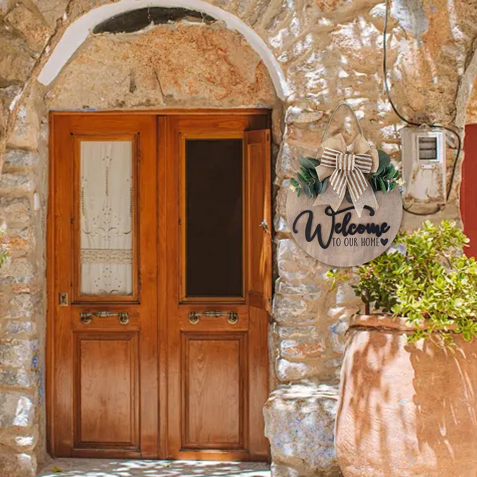 GILIGEGE 3D Welcome Sign for Front Door Home Farmhouse Porch Décor ...