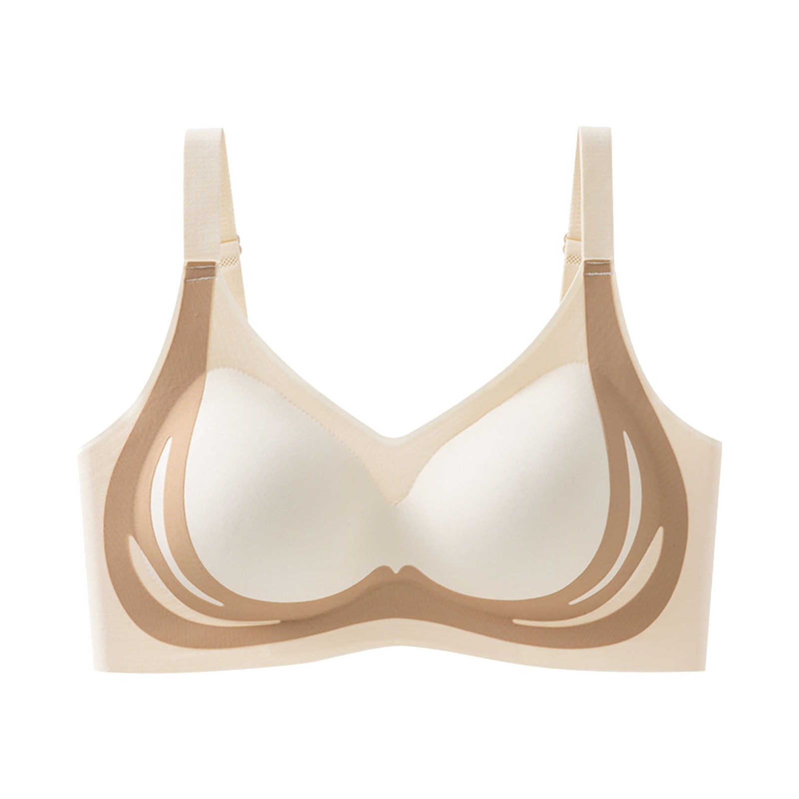 GILIGEGE Bras for Women No Underwire Comfortable Wireless Seamless Push ...