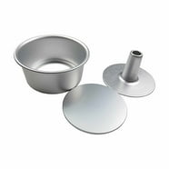 HONGBAKE Nonstick Pink Angel Food Cake Pan, 10 Inch Tube, Removable ...