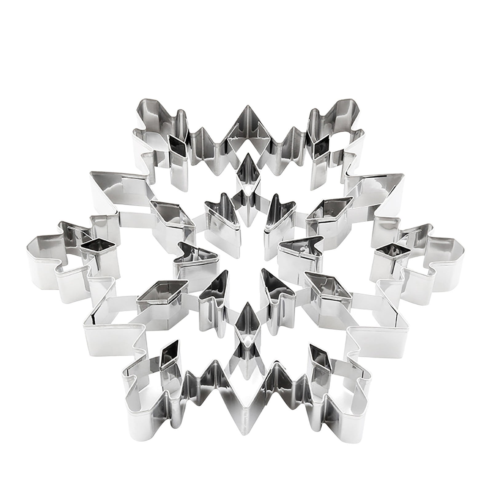 GILIGEGE Cake Mould Large Snowflake Cookie Cutter 7.5 Inch –Tin Plated ...