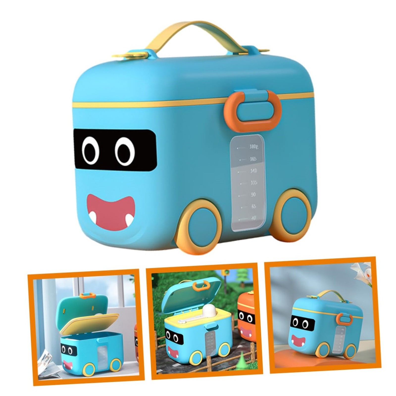 GILIGEGE Food Storage Box Portable Formula Dispenser Formula Dispenser ...