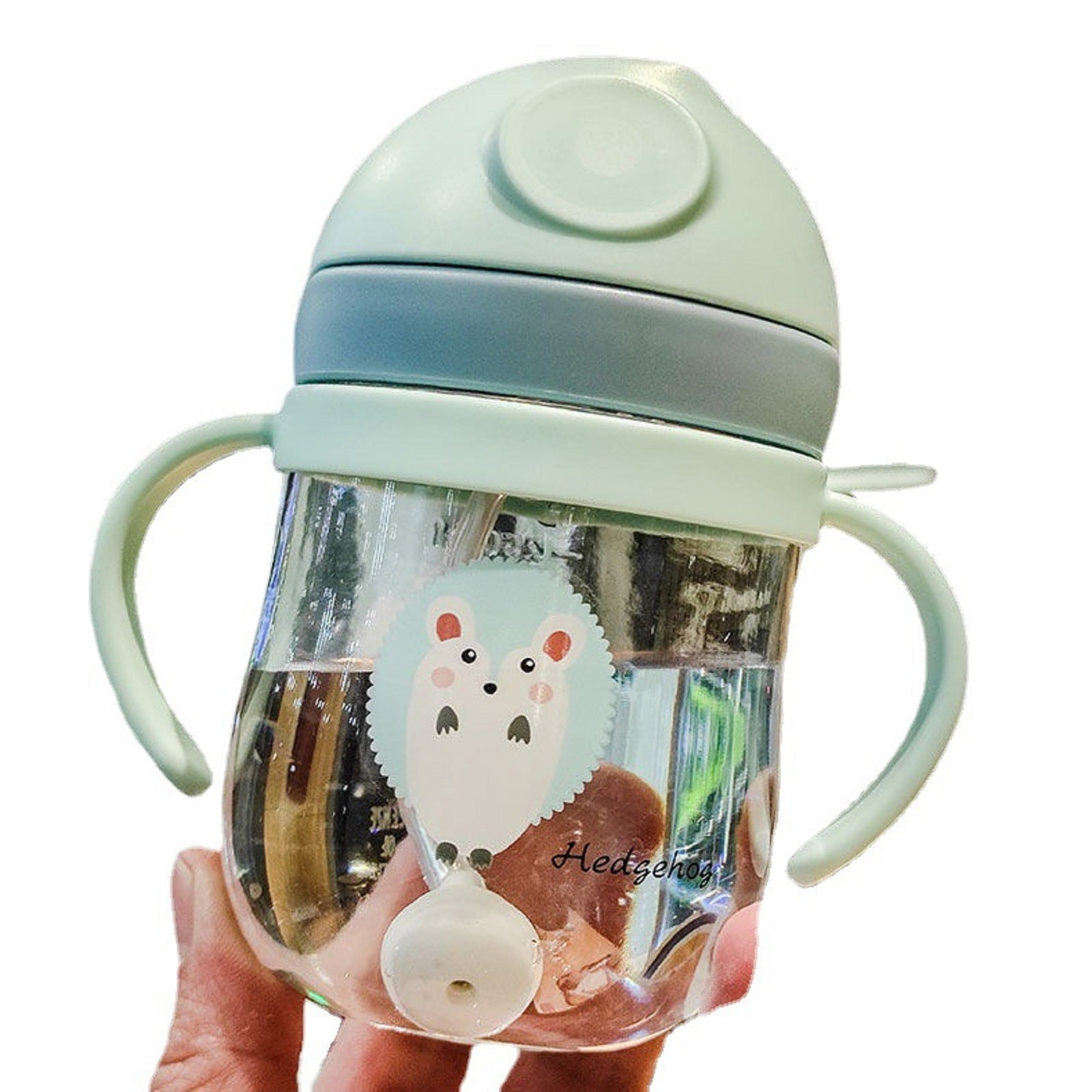 GILIGEGE Glass&Bottle Baby Sippy Cup With Weighted Spill Proof Toddlers ...