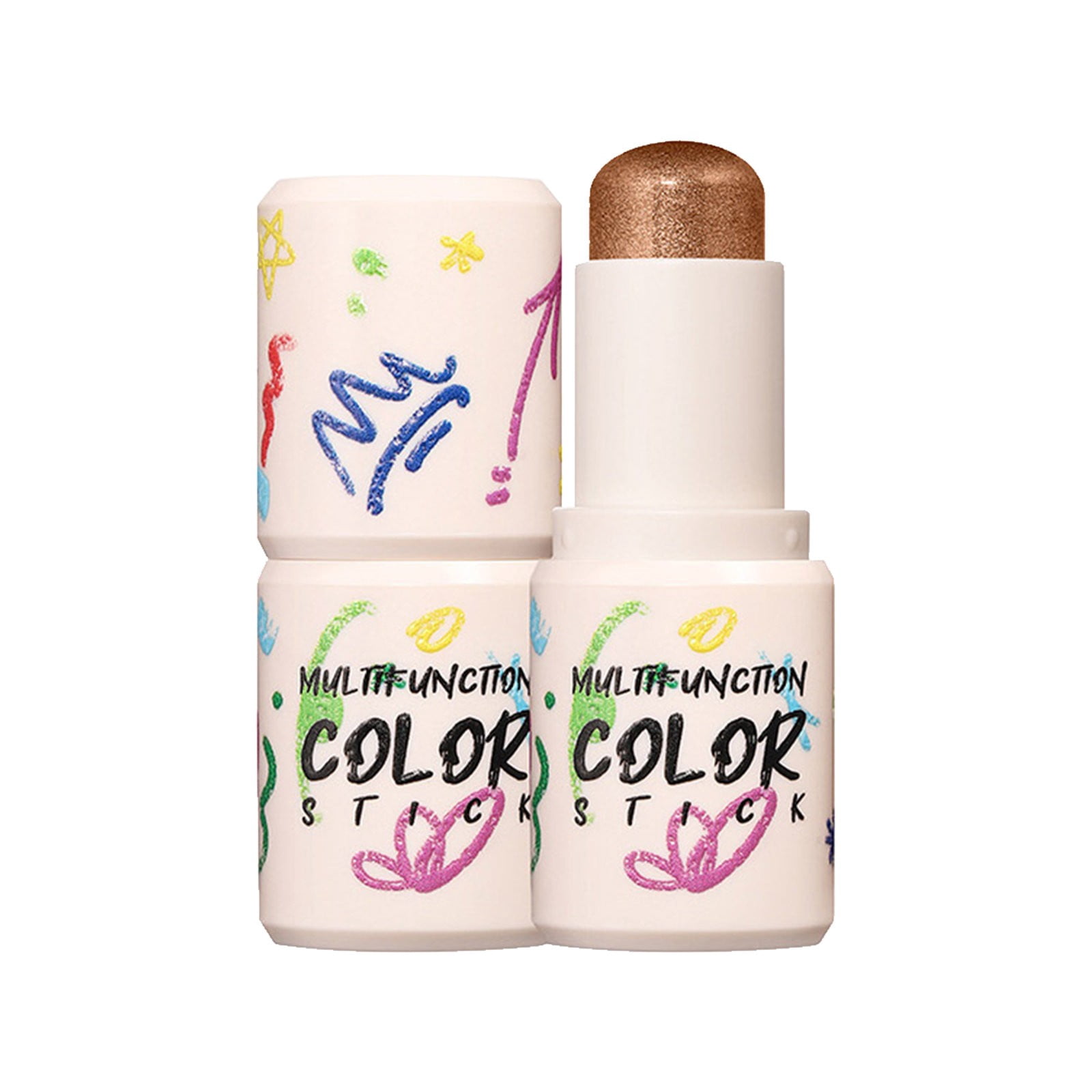 GILIGEGE Natural Highlighter Stereoscopic Natural Brightening Skin ...