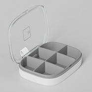 Pedty Portable 7 Day Storage Box With Partitioned Compartments for ...