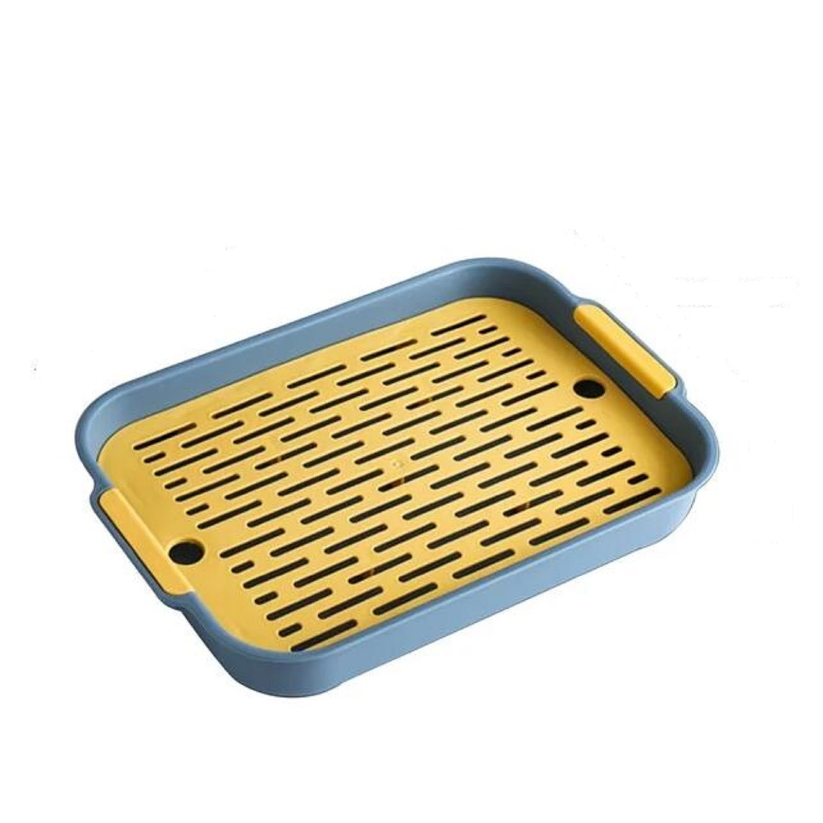 GILIGEGE Rabbit Litter Box With Grate Large Pig Litter Pan Anti ...