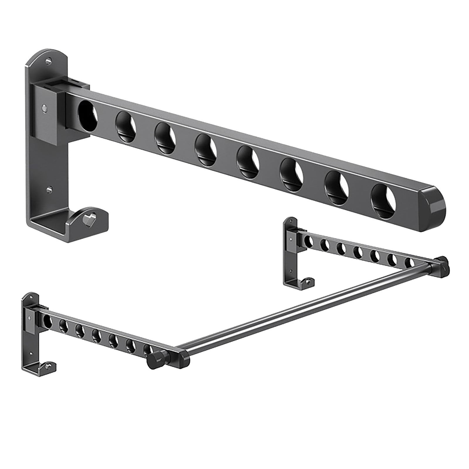 GILIGEGE Rack Creative Stacked Clothes Hanger Wall Mounted Wall Without ...