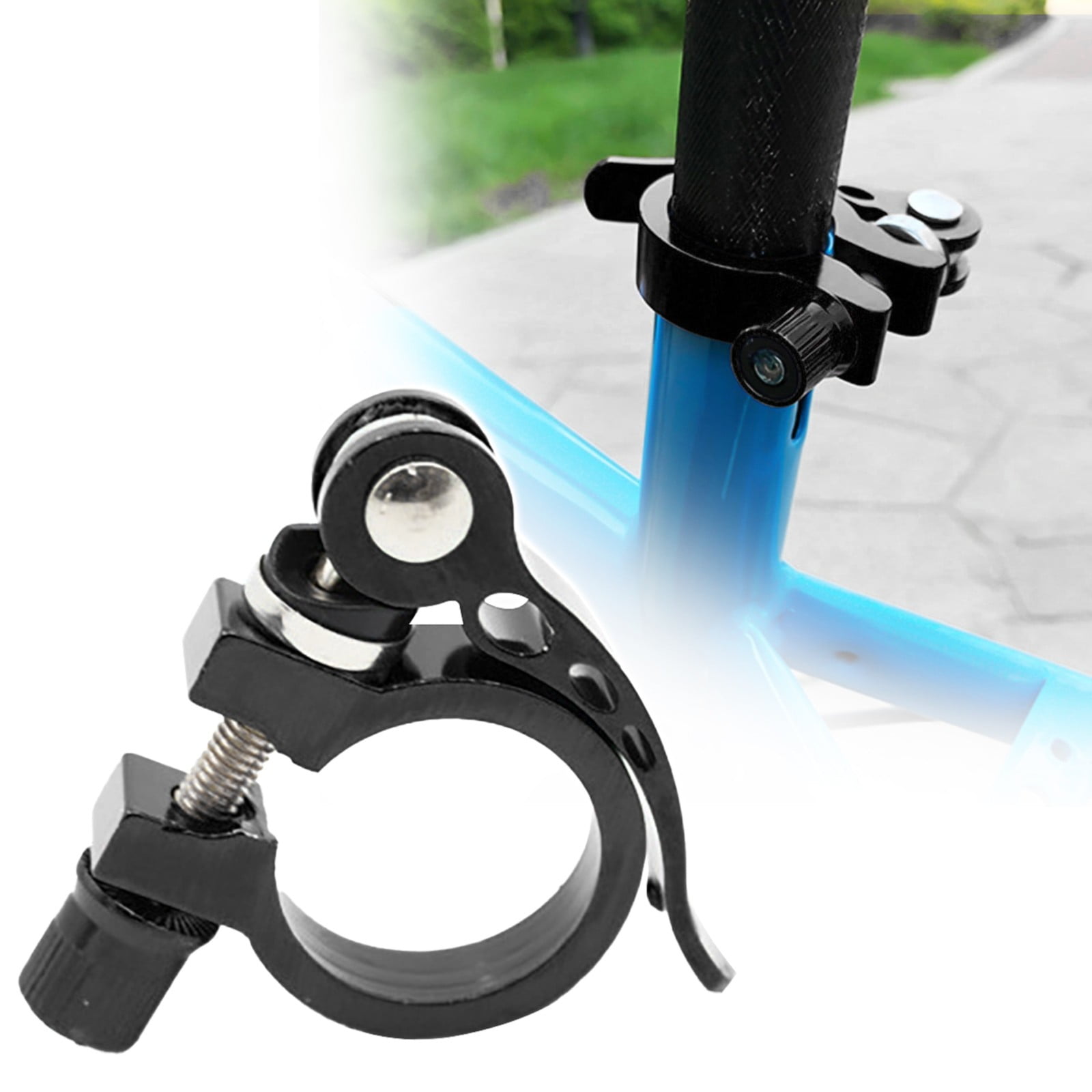 GILIGEGE Seat Post Clamp 25.4/28.6/31.8mm Seat Tube Clip Quick Release ...