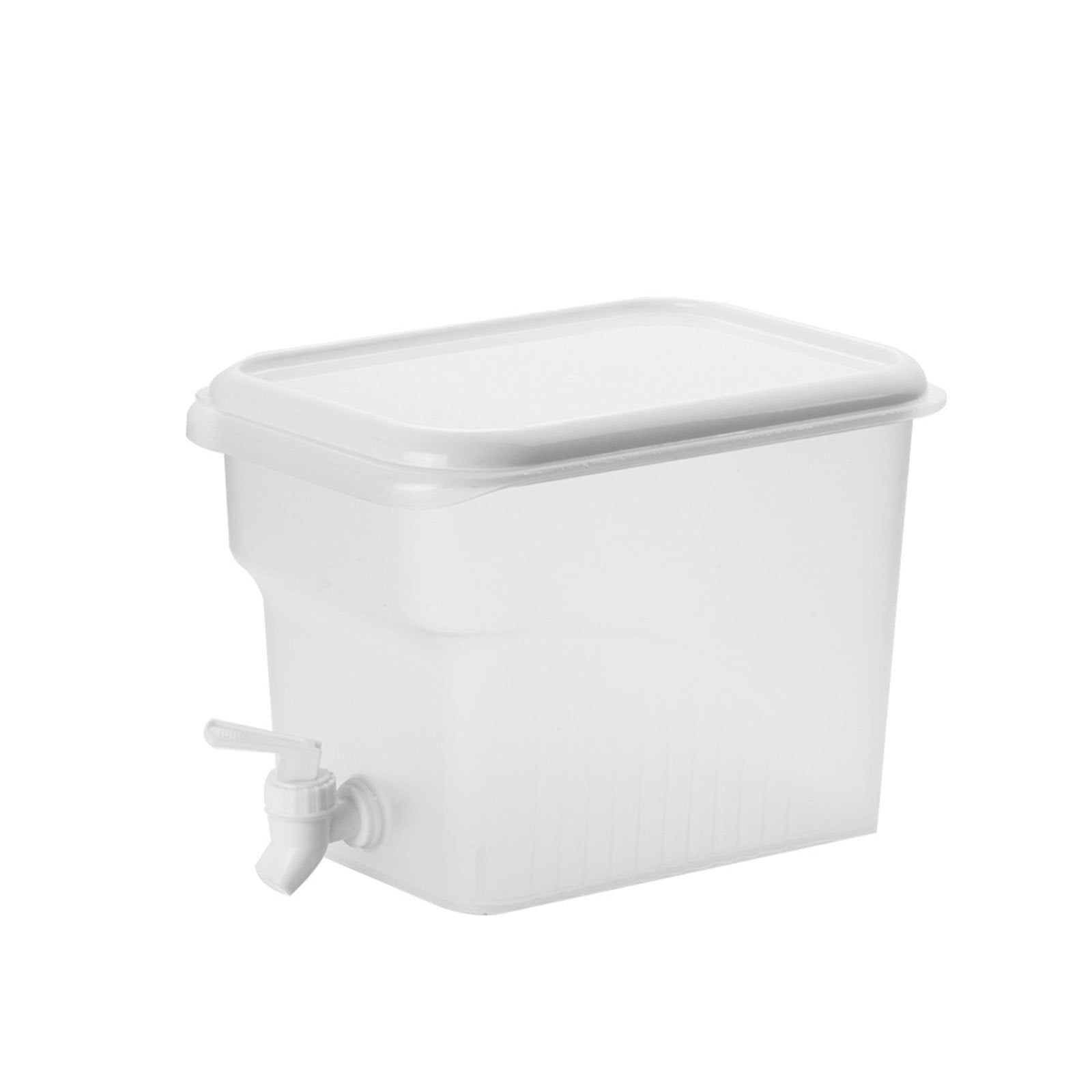 GILIGEGE Storage Containers 2Pcs Plastic Water Dispensers Fridge Liquid ...