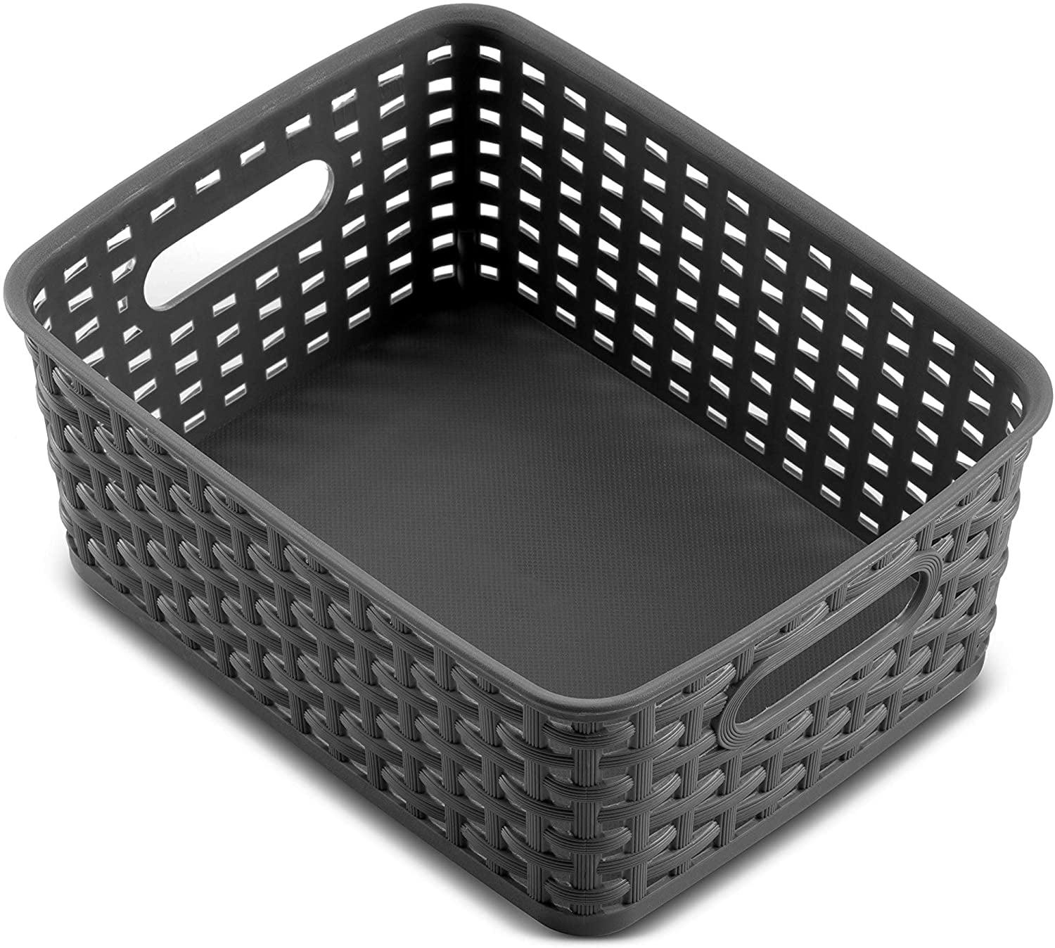 GILIGEGE Storage Set Of 1 Plastic Storage Baskets Small Pantry ...