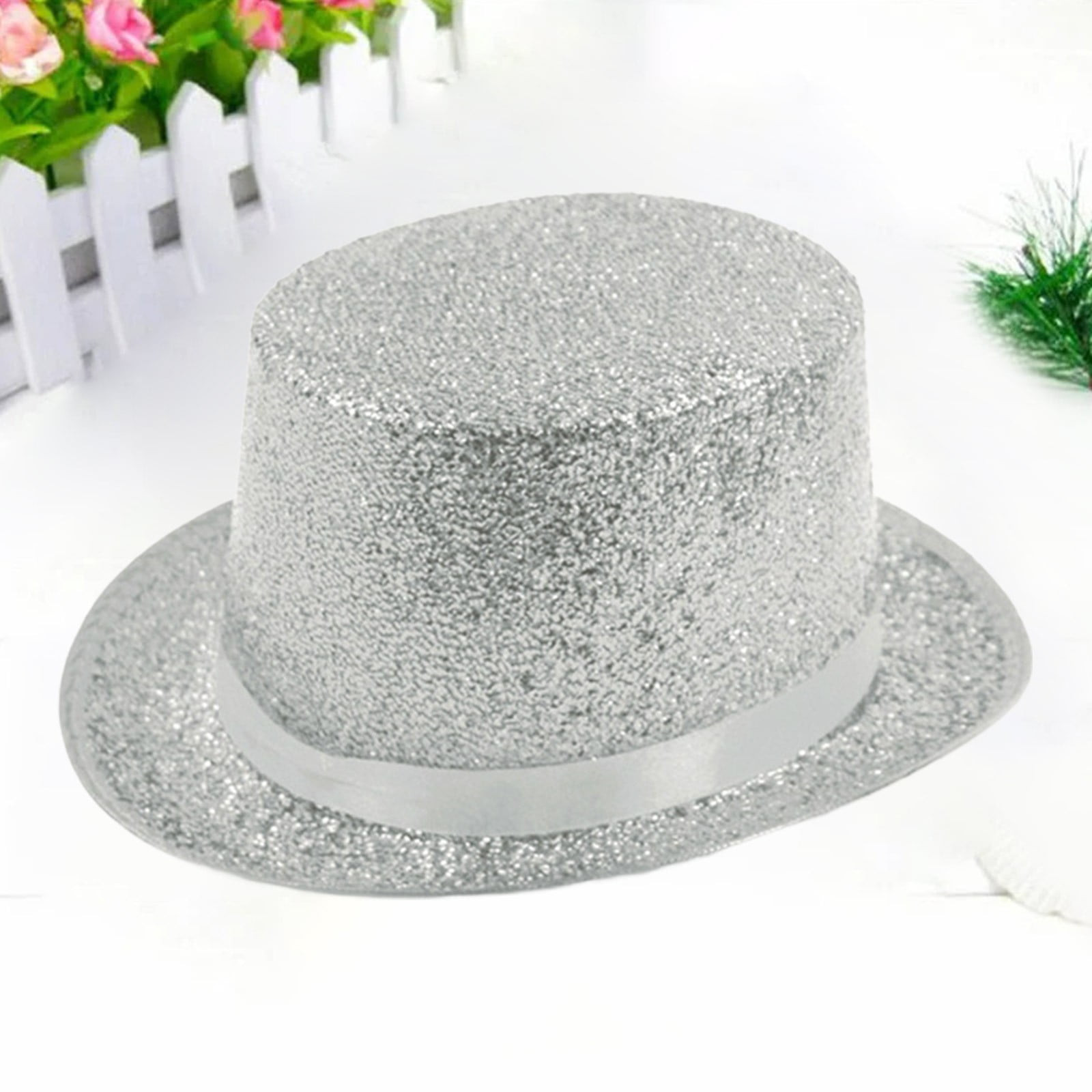GILIGEGE Top Hats for Men Women Adults,Shiny Magician Hat Tuxedo Hat ...