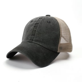 George Men's Cotton Twill Mesh Back Baseball Cap, Olive Khaki ...