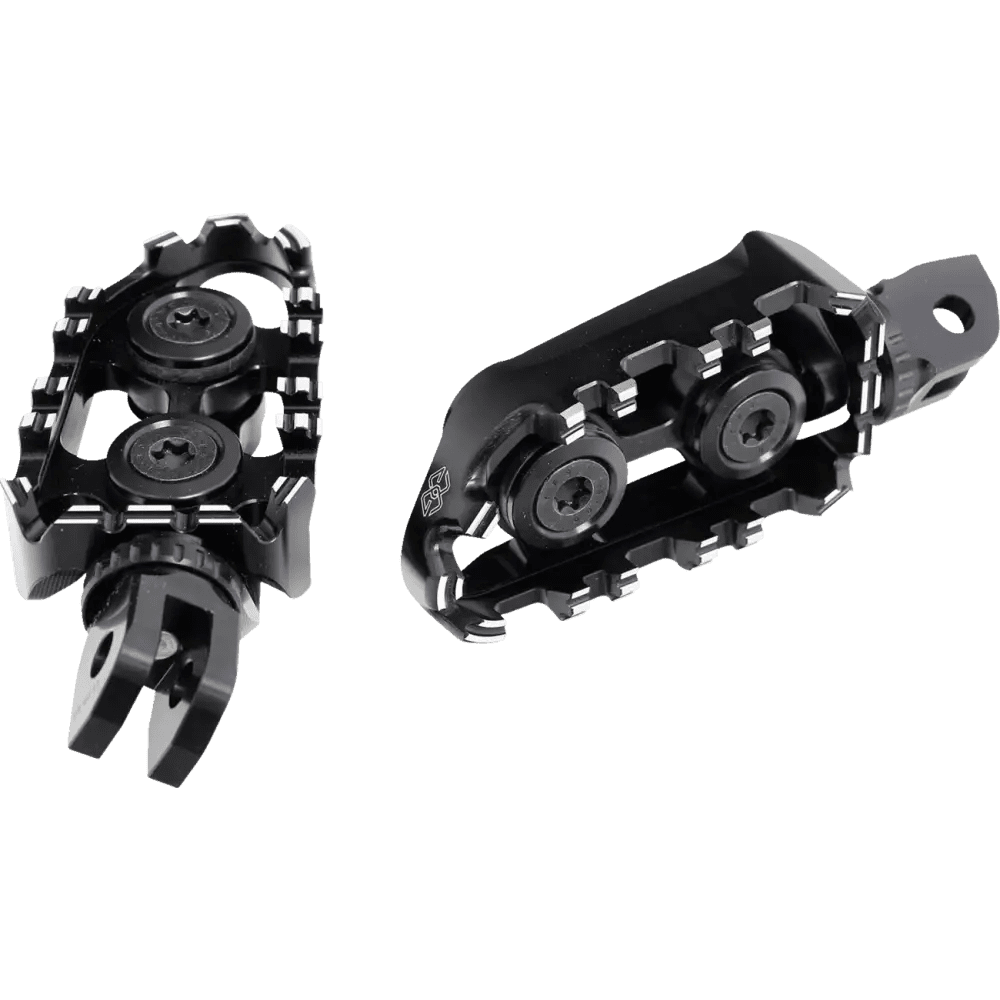 GILLES TOOLING Tech-X Enduro Footpeg - Driver - Black RGK-500-UF35-SET ...