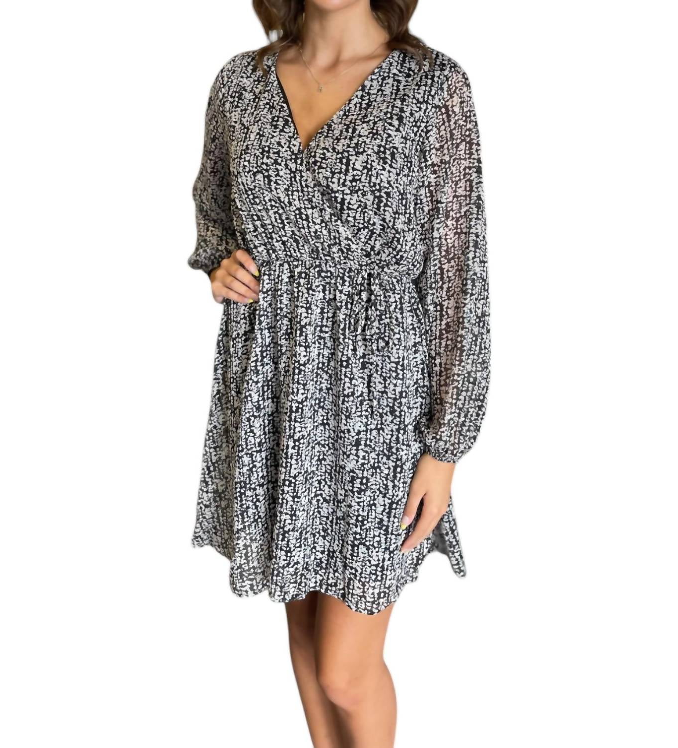 Gilli Printed Wrap Dress - Walmart.com