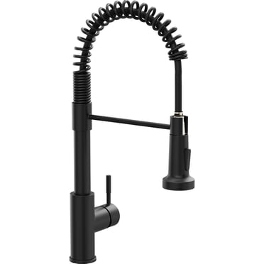 UMANYI Single Handle Kitchen Faucet with Pull Down Sprayer Waterfall ...