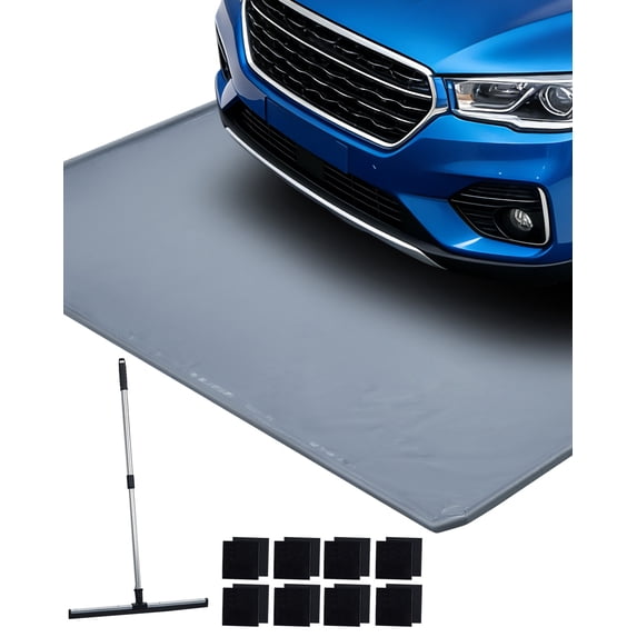 GIMMYFIVE Heavy Duty Garage Containment Mat for Cars, 8'6"x22 ...