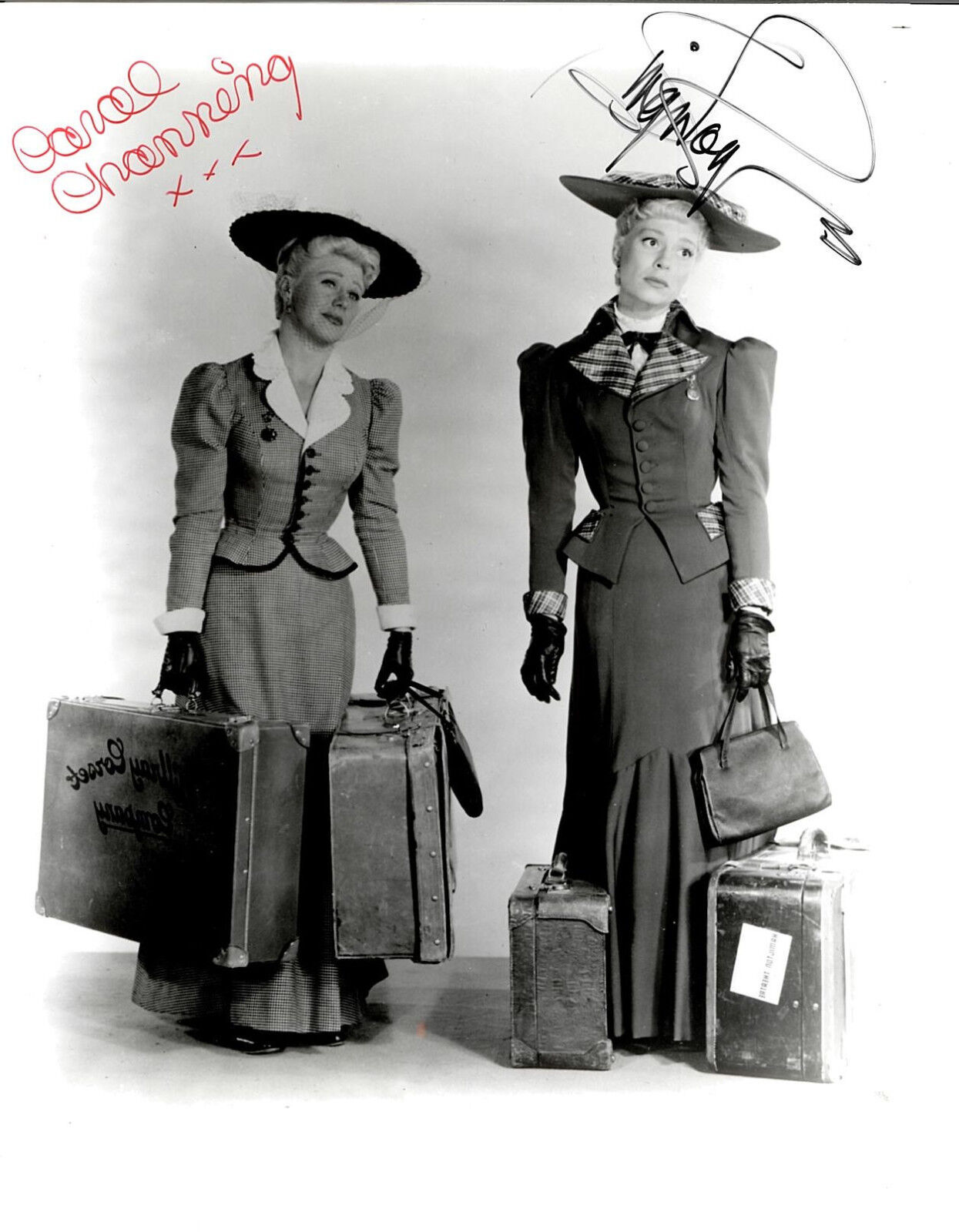 GINGER ROGERS & CAROL CHANNING SIGNED 8X10 JSA COA #N38719 - Walmart.com