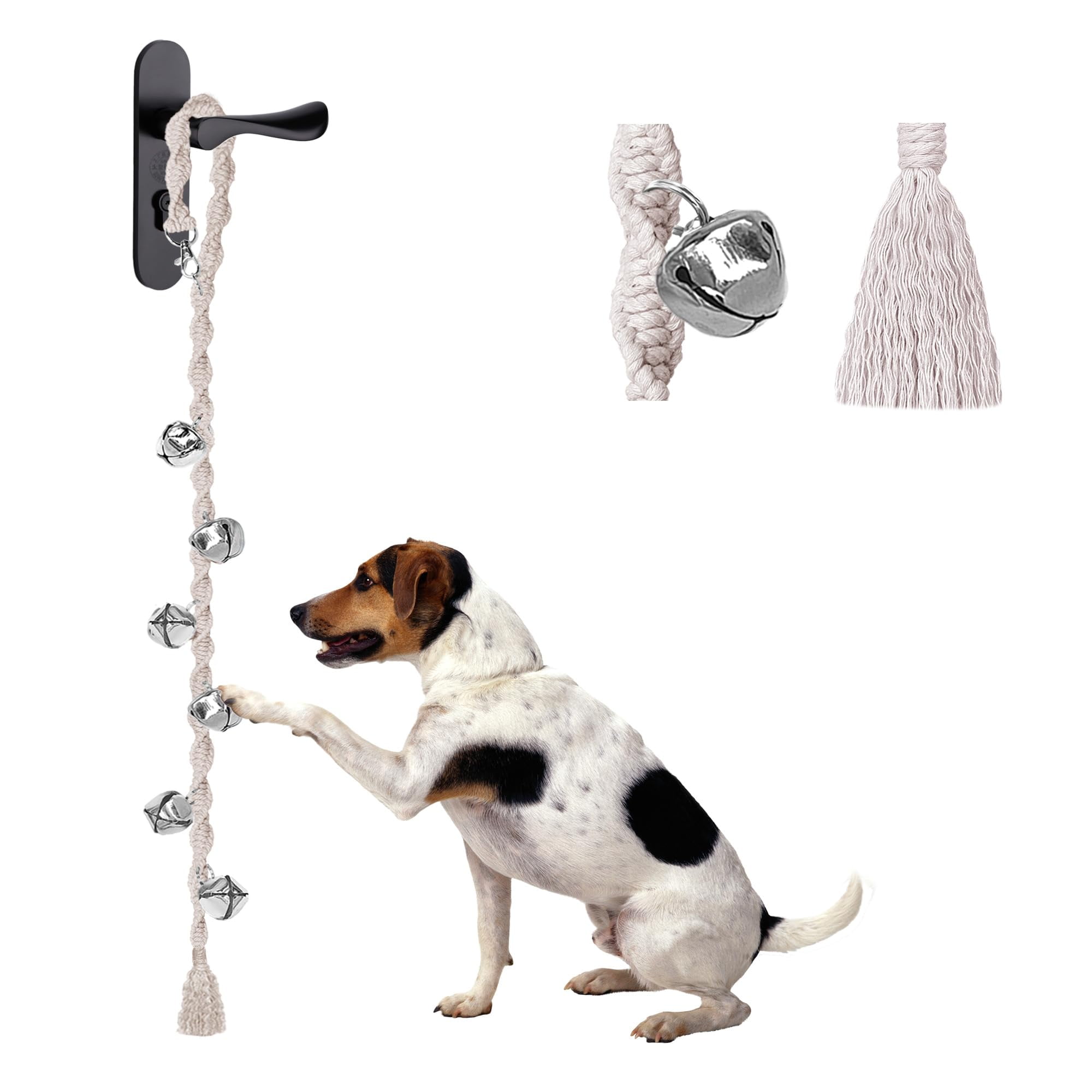 GINIDEAR Dog Bells to Go Outside SMR& Puppy Potty Training, Adjustable ...