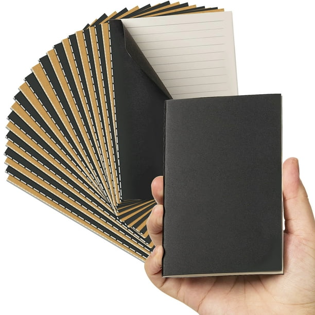 GINMLYDA 24 Pack A6 Mini Journal, 3.5"x 5", Thick & Lined Paper, Pocket ...