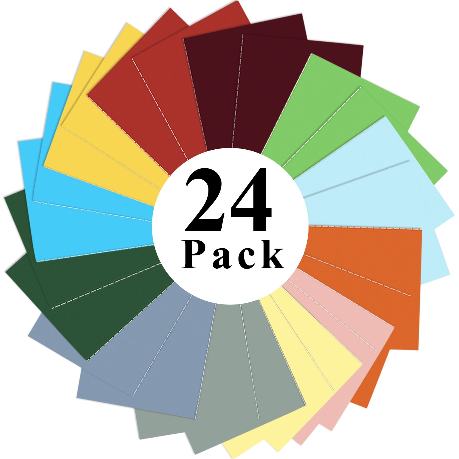 GINMLYDA 24 Pack Small Journals for Students - 3.5"x5", 36 Lined Pages ...