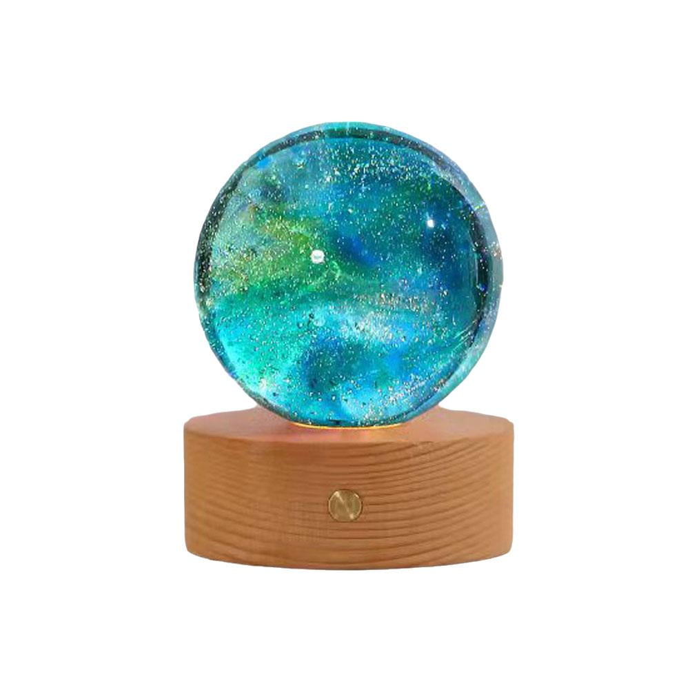 GINTBN Ice Cracked Crystal Ball 7 Colors 40mm Ice Cracked Balls Crystal ...