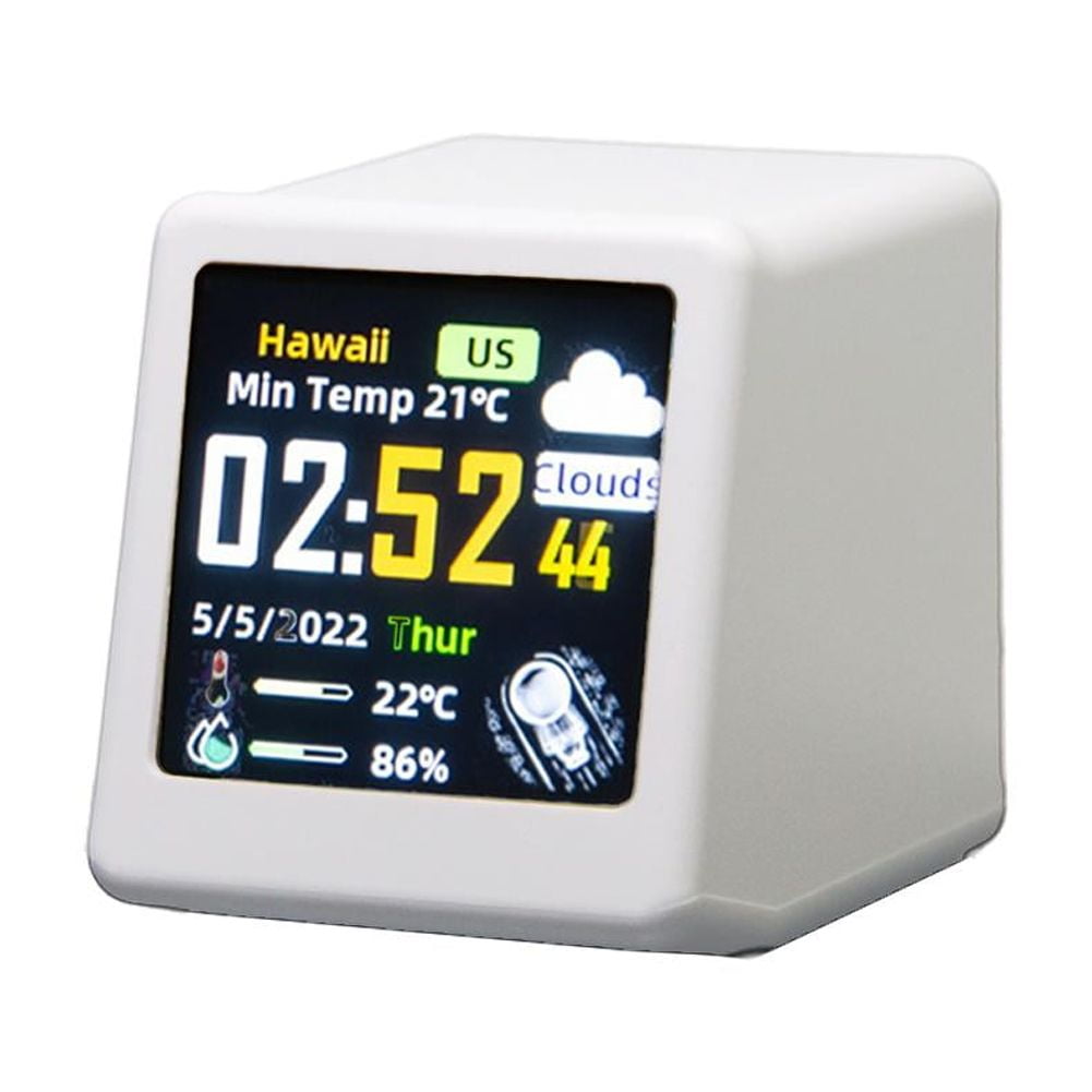 GINTBN WiFi Clock for Desk Decor, Digital Clock DIY Programming ...