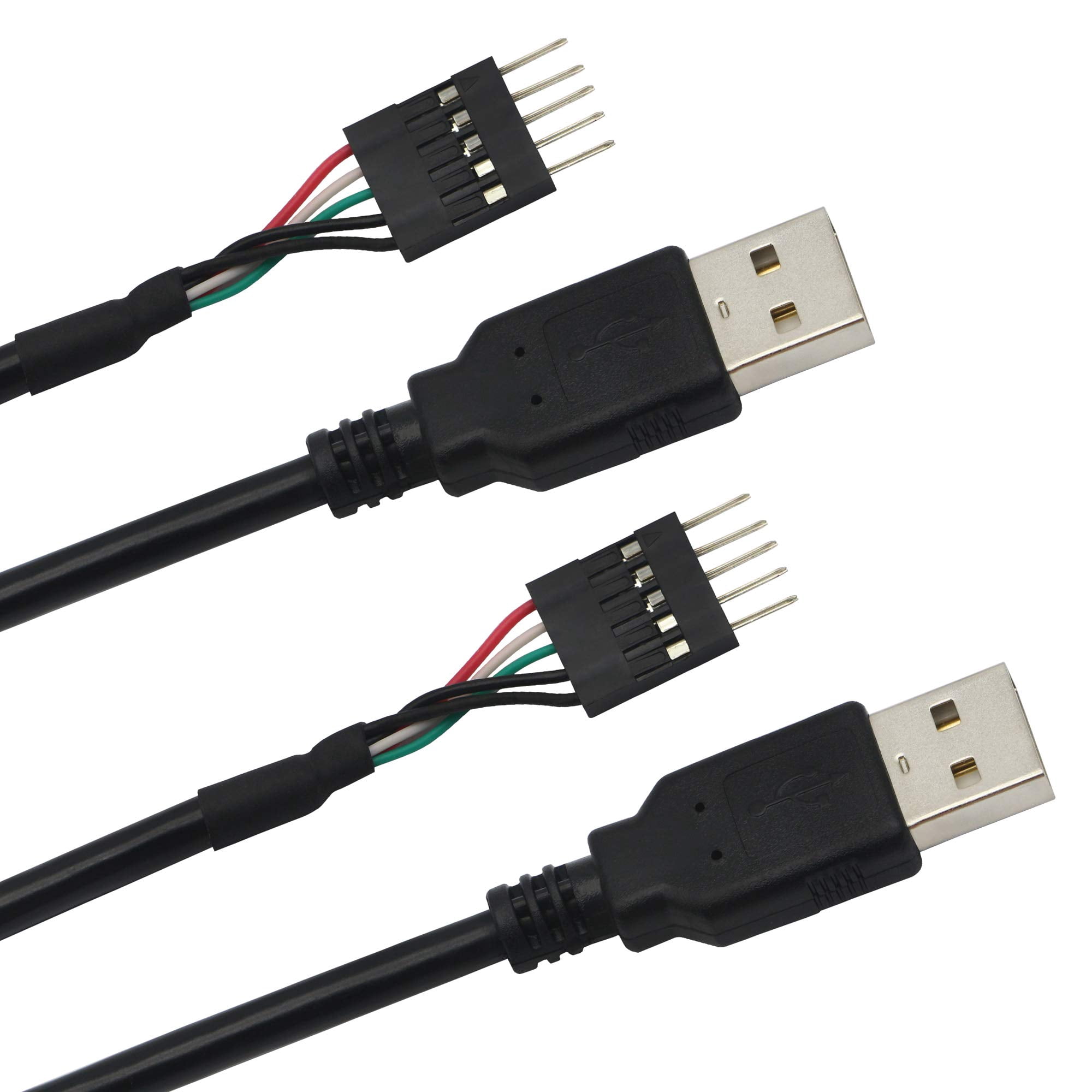 GINTOOYUN 5 Pin Motherboard SSF20 Header to USB A, Dupont IDC 5-Pin to ...
