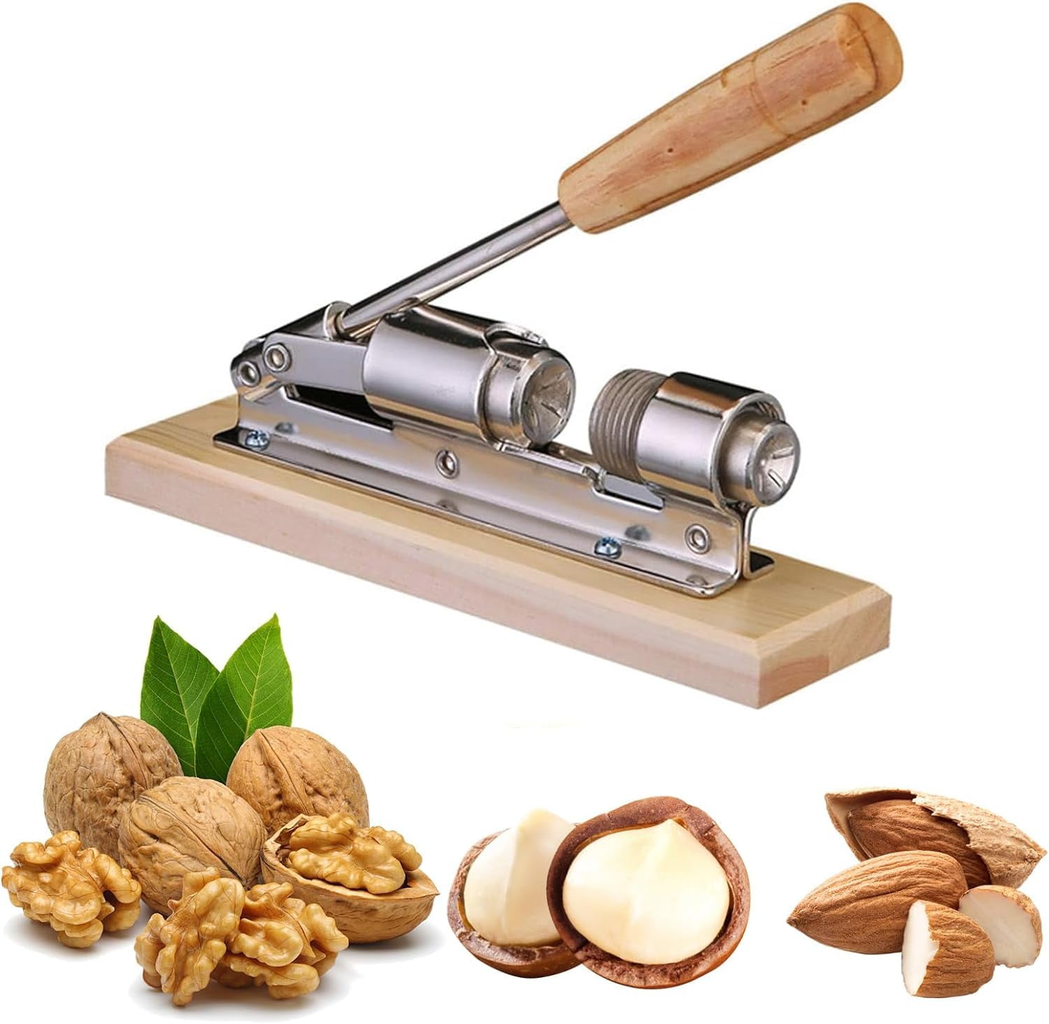 GION 304 Stainless Steel Walnut Pliers Chestnut Nut Cracker Sheller ...