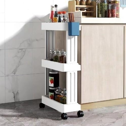 GION Multipurpose Folding Storage Rack EasytoMove Slide Out Shelf Rack ...