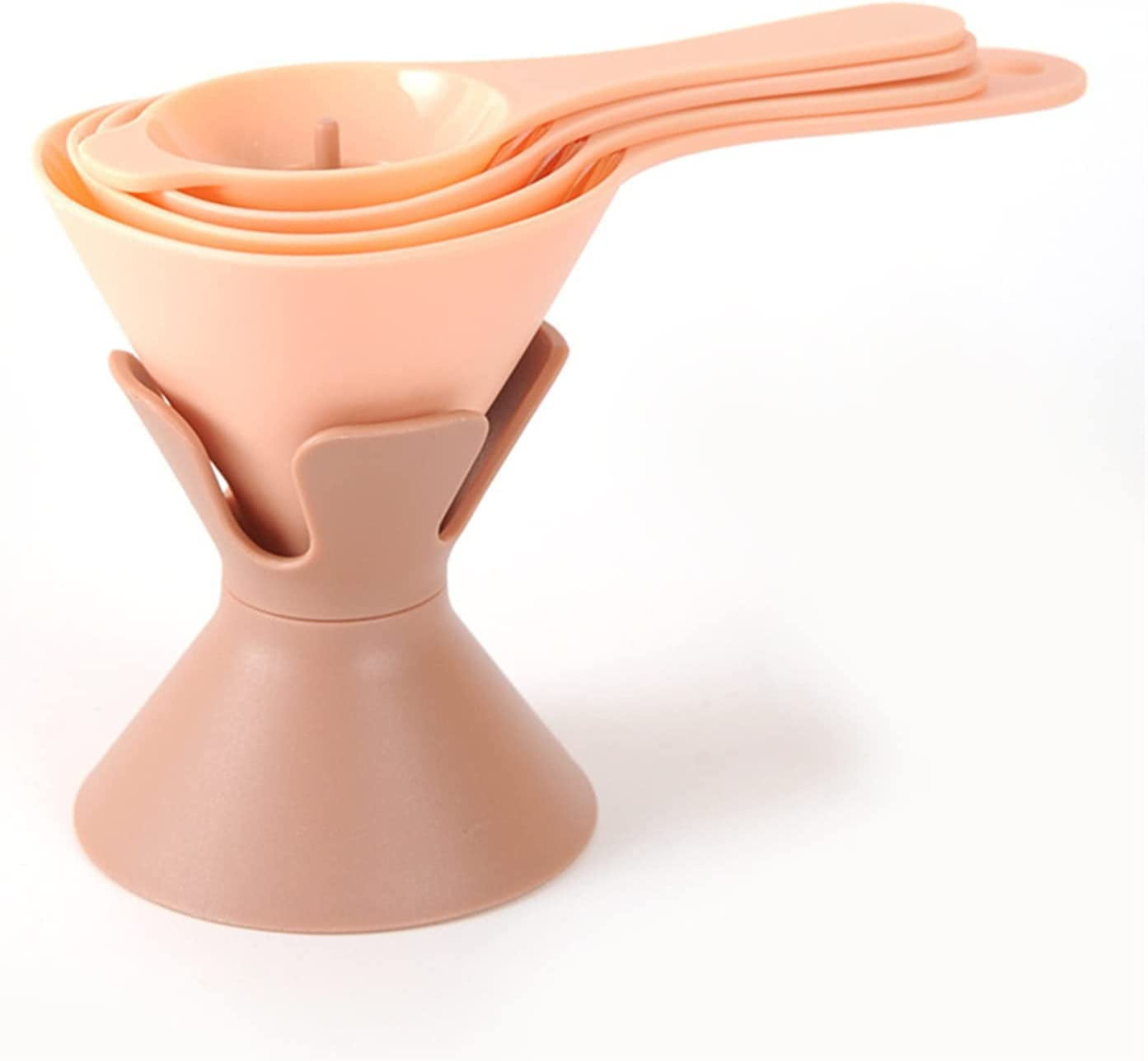 GION Plastic Kitchen Funnels for Filling Bottles with Handle Holder Removable Strainer Cooking ...