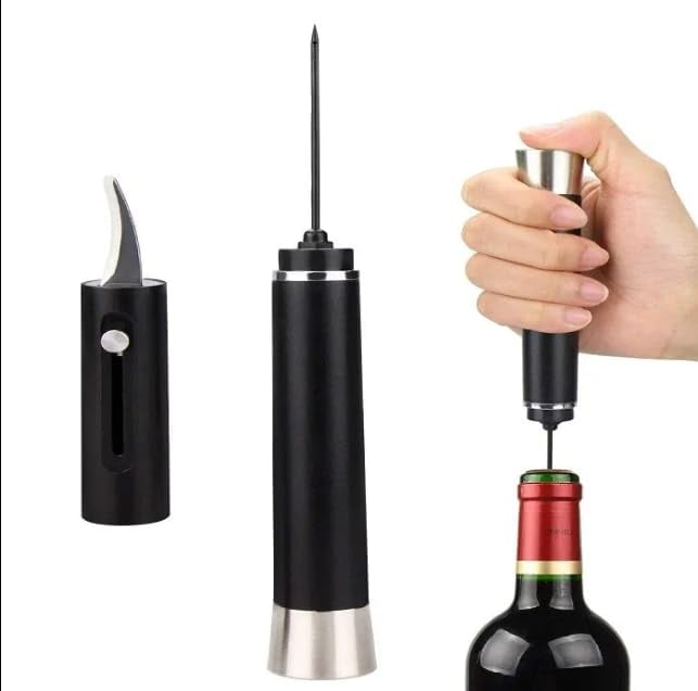 GION Wine Cork Remover Pump Air Pressure Pump Opener Screw Out Tool ...
