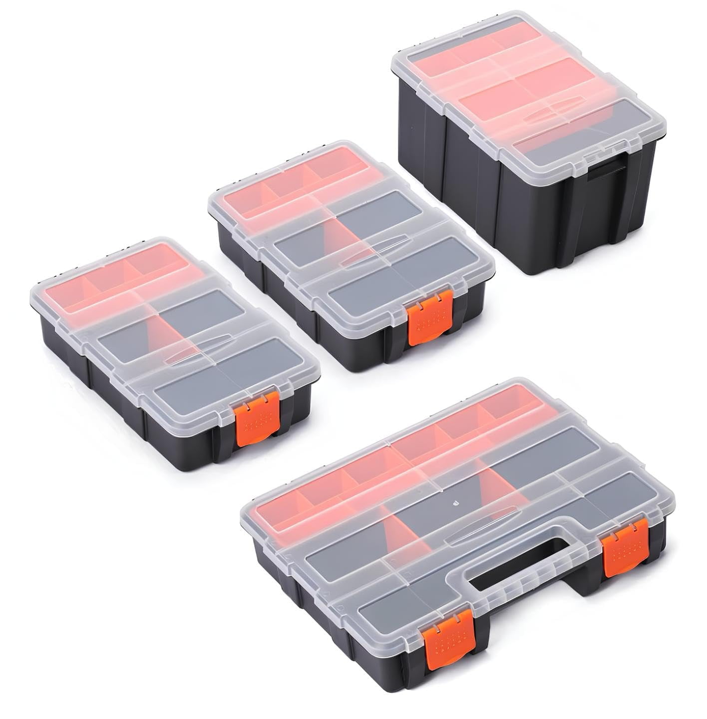 GION Work Tools Screw Storage Box Hardware Tool Organizer Plastic ...