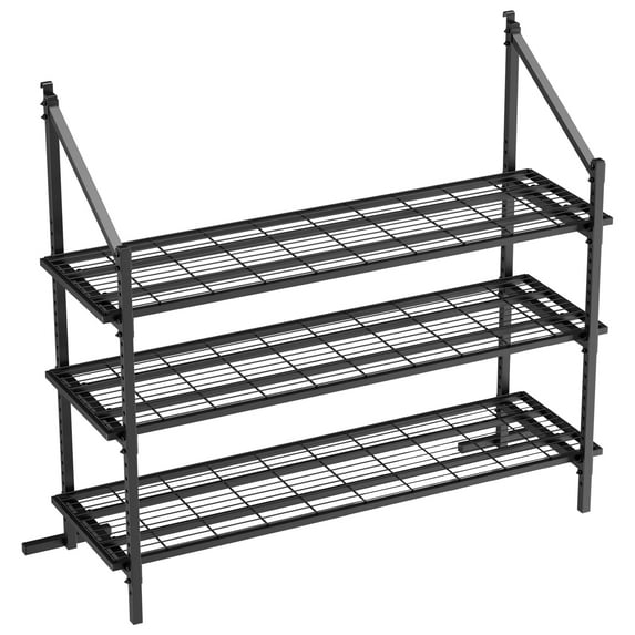 GIOTORENT Heavy Duty Shipping Container Shelving, 3-Tier Adjustable ...