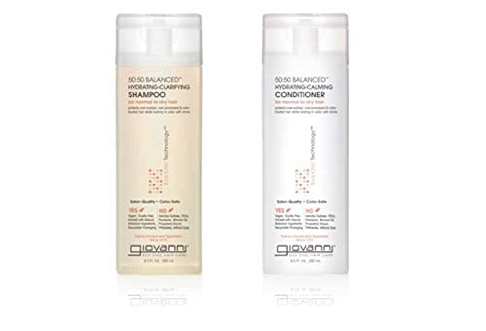 GIOVANNI 50:50 Balanced Hydrating Clarifying Shampoo & Calming ...