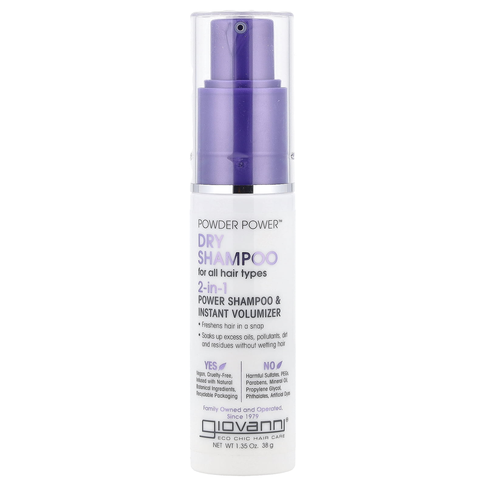 Giovanni Powder Power Dry Shampoo & Volumizer, 1.7 Oz, All Hair Types ...