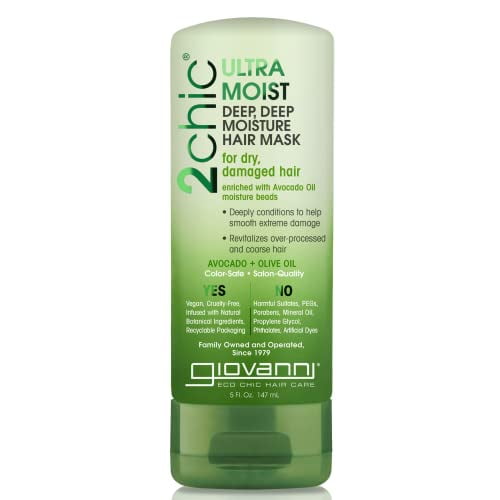 GIOVANNI Ultra-Moist Deep, Deep Moisture Hair Mask - Avocado & Olive ...