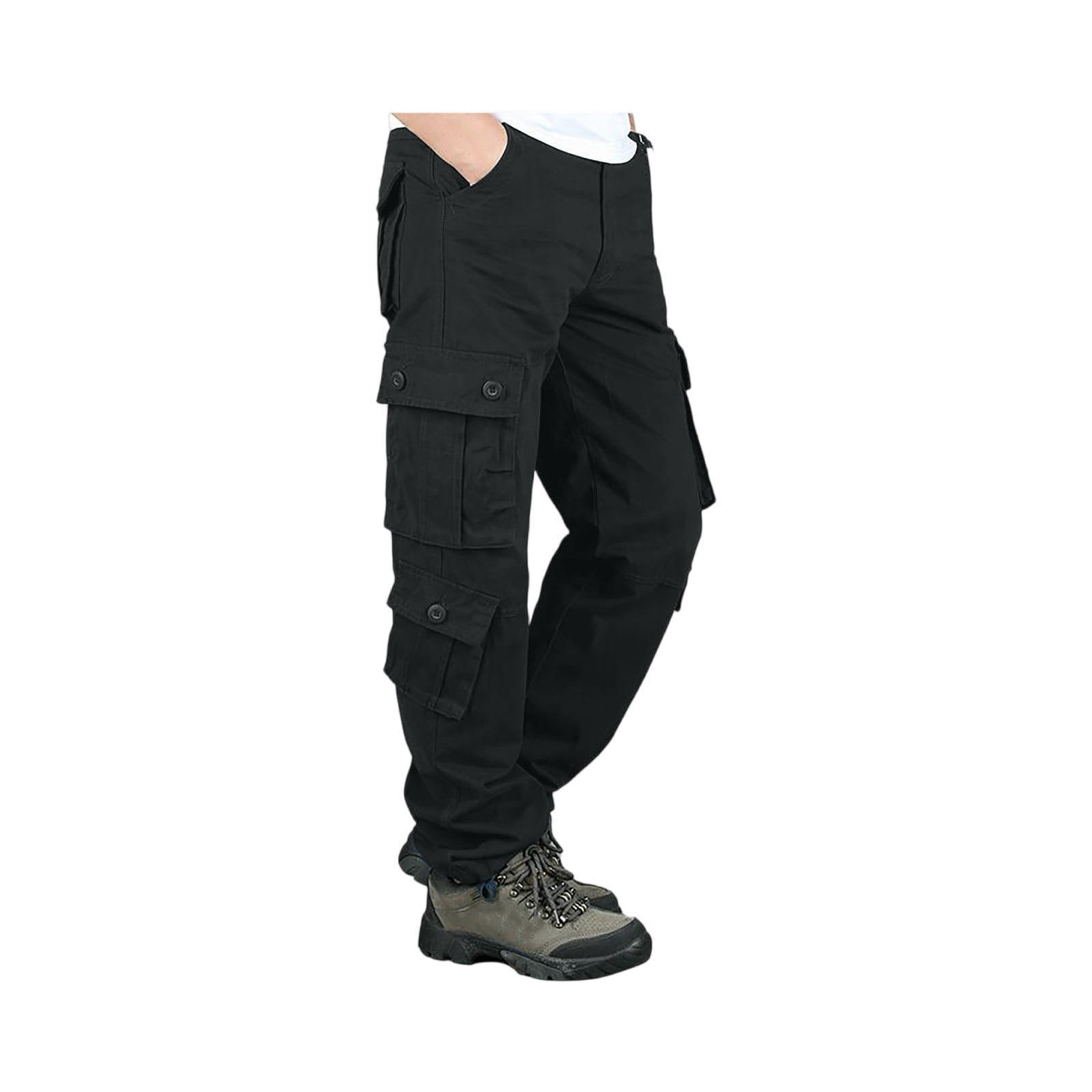 GIPQJK Cargo Work Pants for Men Comfort Fit Relaxed Fit Stretch Work ...