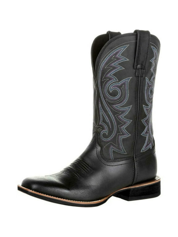 IUV Cowboy Boots For Men Western Boot Durable Fashionable Retro Classic ...
