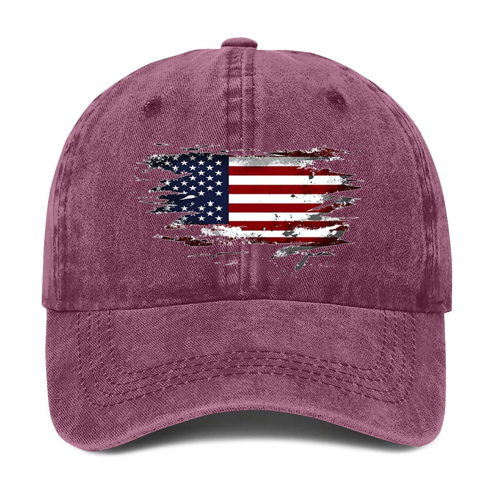 GIPQJK Men Women American Flag Patriotic Baseball Cap Washed Cotton ...