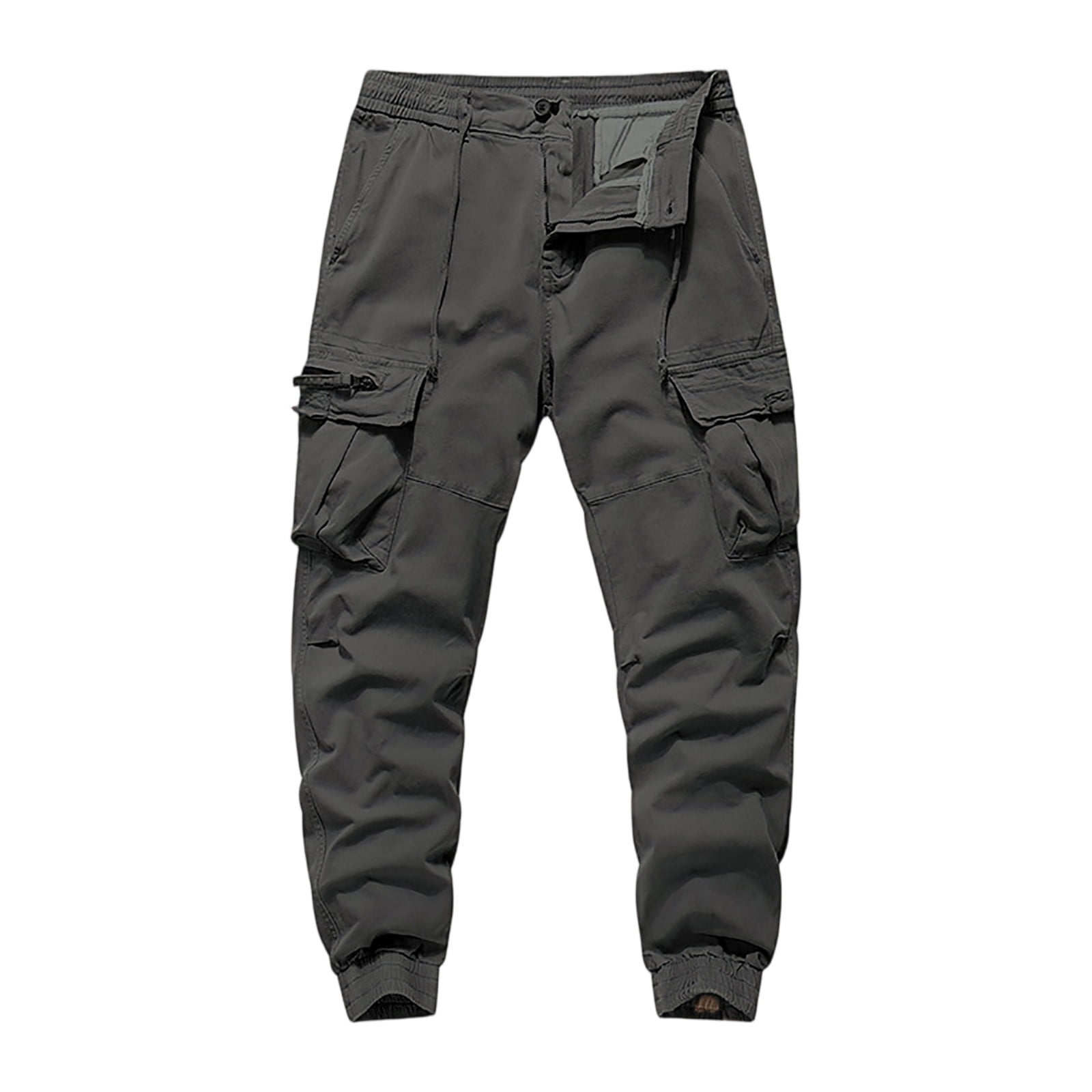 GIPQJK Men's Cargo Pants with Pockets Stretch Tactical Pants Comfort ...