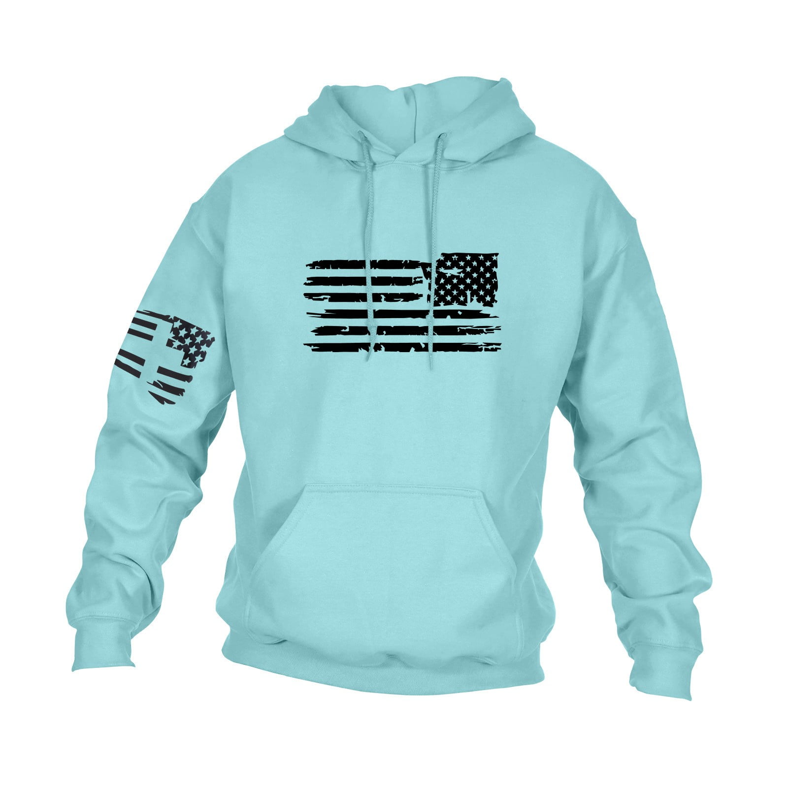 GIPQJK Men's Graphic Hoodies American Flag Design Sweatshirts Plus Size ...