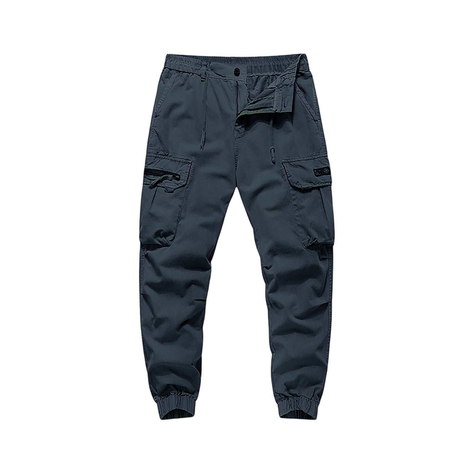GIPQJK Mens Cargo Pants Comfort Fit Stretch Tactical Pants Elastic ...