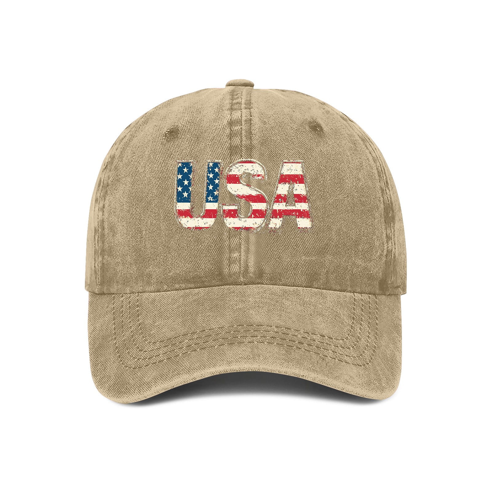 GIPQJK Retro USA Flag Baseball Cap 4th of July American Flag Baseball ...