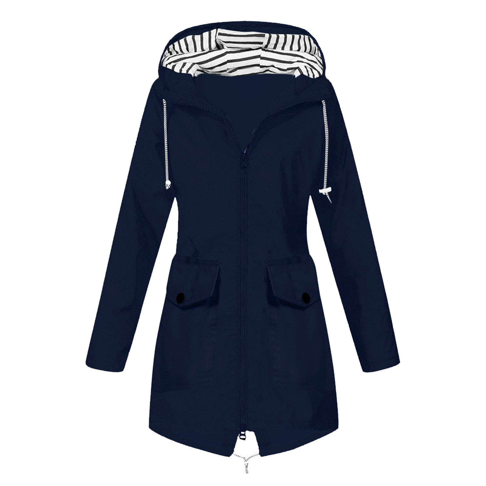 GIPQJK Womens Rain Coats Waterproof with Hood Packable Travel Jacket ...