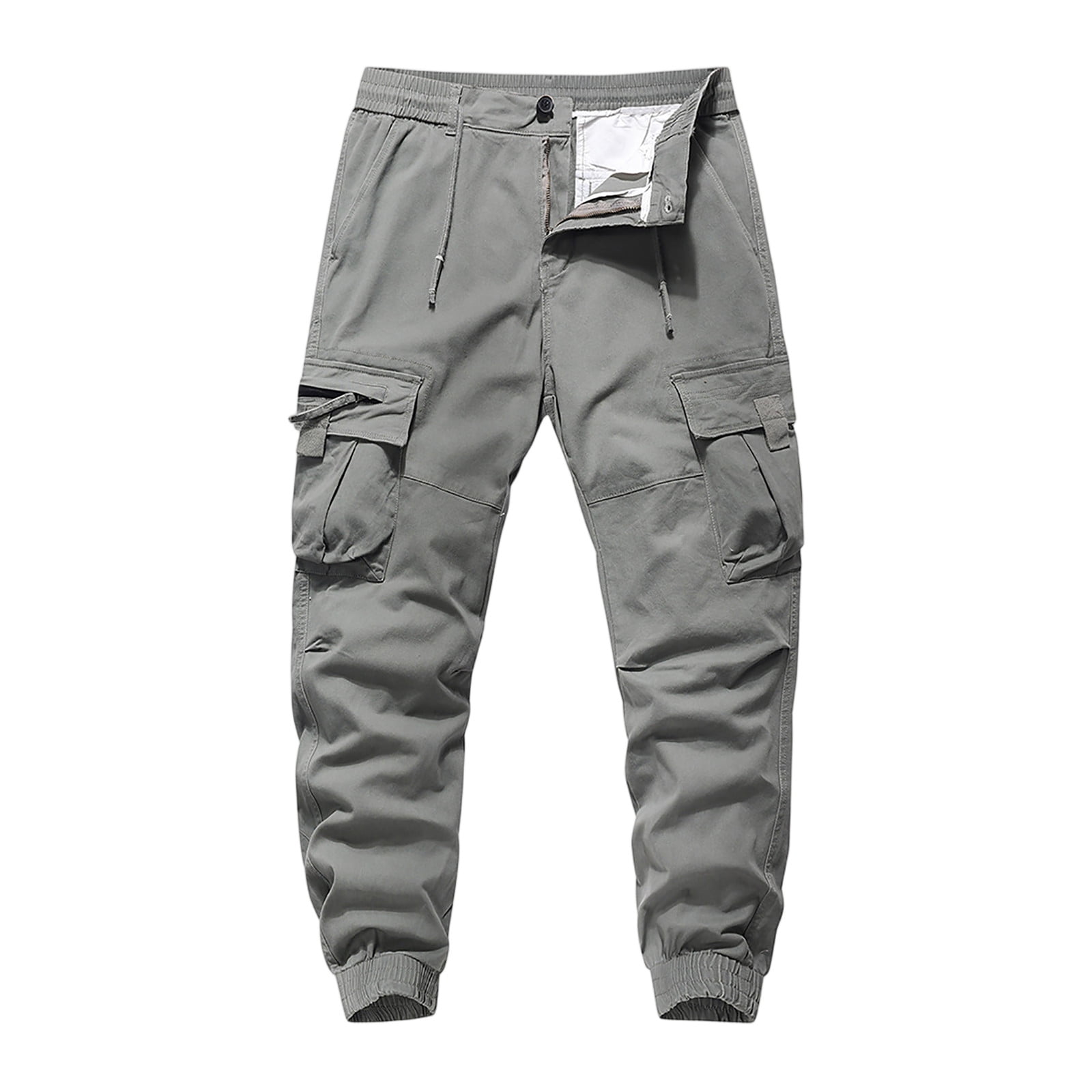 GIPQJK Work Pants for Men Lightweight Cargo Pants Relaxed Fit Stretch ...