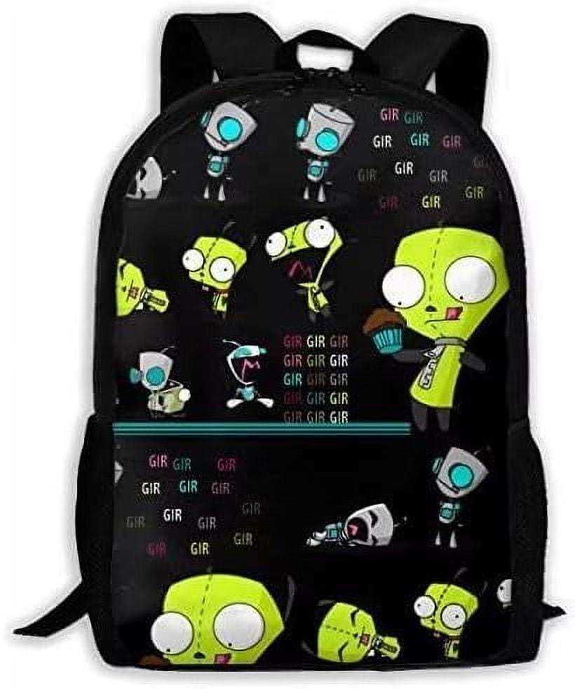 GIR Invader Zim Backpack Outdoor Multipurpose Shoulders Laptop School ...