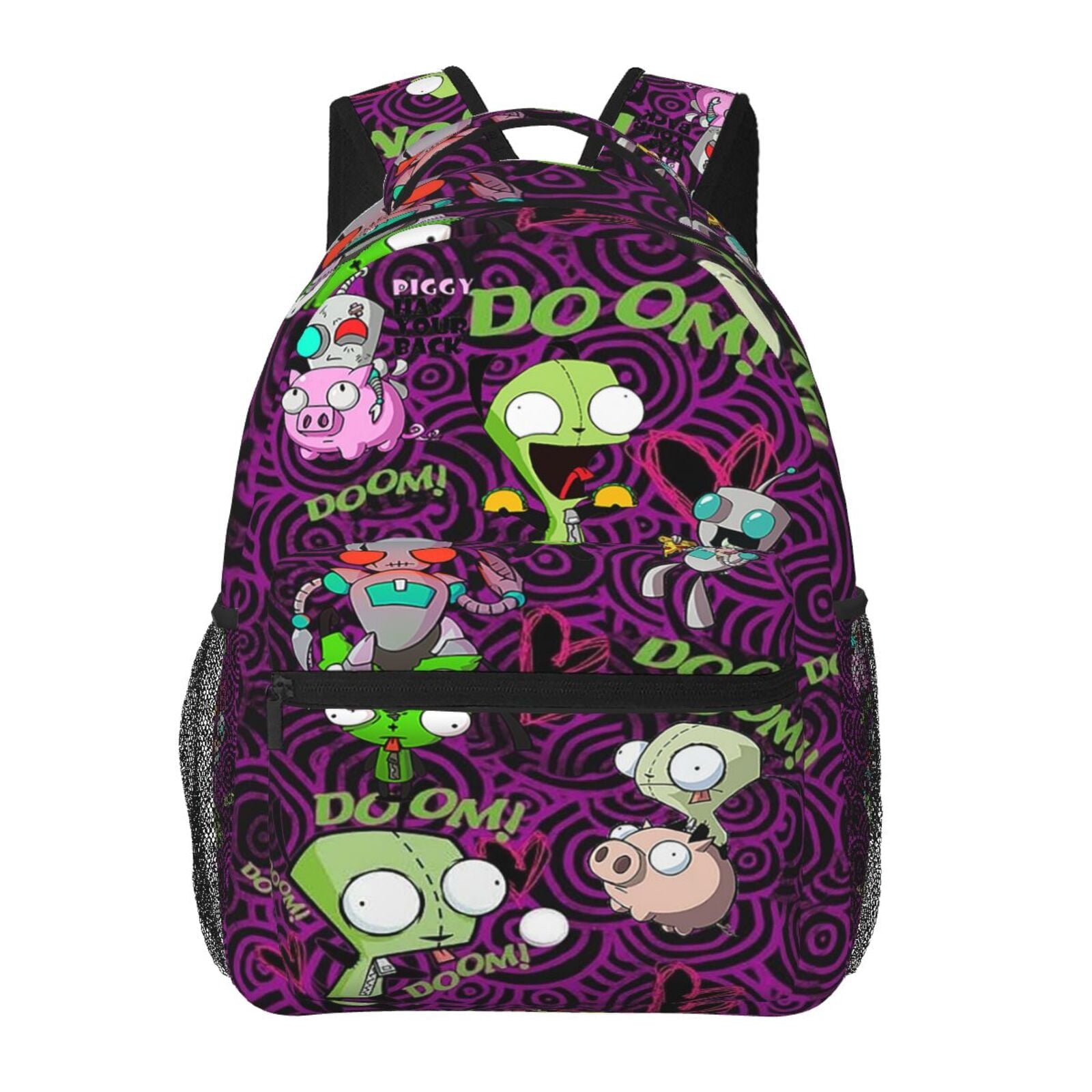 GIR Invader Zim Backpacks Invader Anime Zim Adjustable Laptop Backpack ...